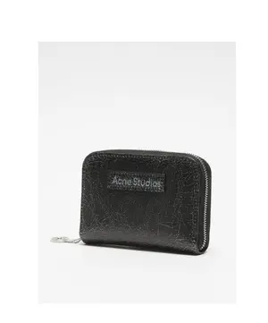Acne Studios Logo Patch Zipped Wallet