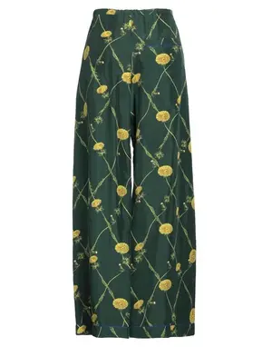 Burberry Floral Print High-waist Sleep Pants - Green