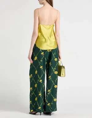 Burberry Floral Print High-waist Sleep Pants - Green