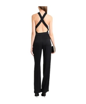 Saint Laurent Velvet Halter Sleeveless Jumpsuit
