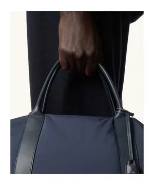 Loro Piana Medium Wind Duffle Bag - Navy Blue/agate