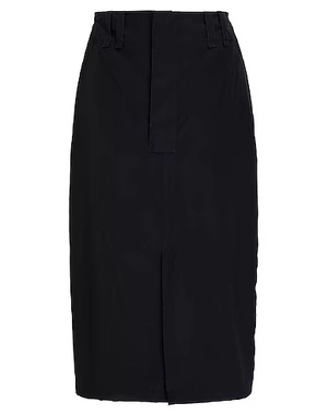Saint Laurent Satin Pencil Skirt