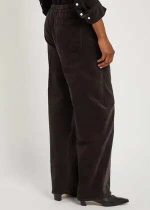 Citizens Of Humanity Aurora Straight-leg Corduroy Trousers - Black