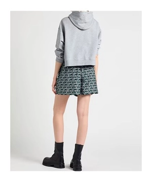 Burberry Printed High Waisted Shorts