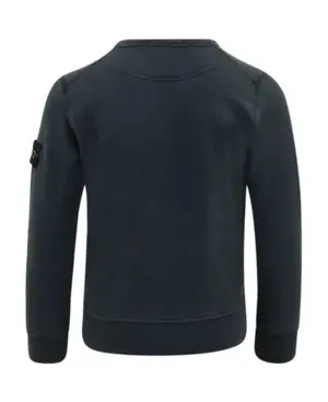 Stone Island Logo-patch Crew Neck Sweatshirt