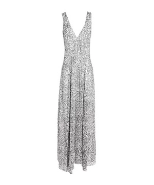 Isabel Marant Étoile Flared V-neck Sleeveless Crepe Dress - Gray
