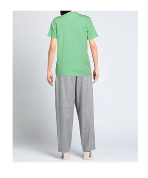 GANNI Printed Logo T-shirt - Green