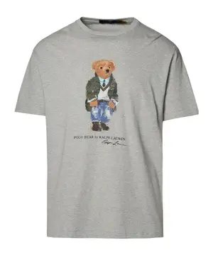 Polo Ralph Lauren Classic Fit Polo Bear Jersey T-shirt - Gray