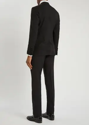 TOM FORD Shelton Satin-trimmed Wool Evening Suit