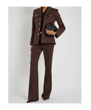 NILI LOTAN Wool Long-sleeved Casual Jacket