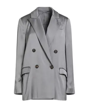 Brunello Cucinelli Double-breasted Long Sleeve Blazer