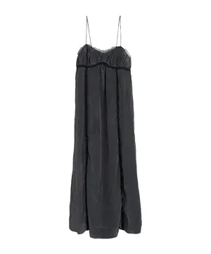 GANNI Sweetheart Neckline Sleeveless Dress