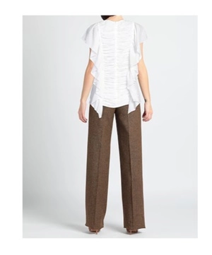 Chloé Ruffled Crewneck Short Sleeve Top