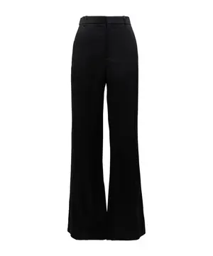 Chloé Plain Colour Flared Trouser - Black