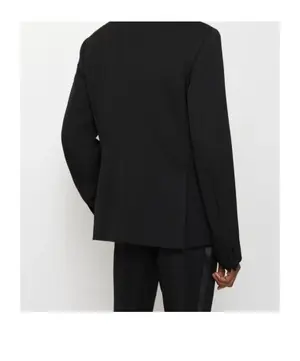 Burberry Grain De Poudre Wool Tuxedo Jacket