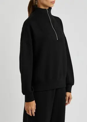 Varley Hawley Half-zip Stretch-jersey Sweatshirt