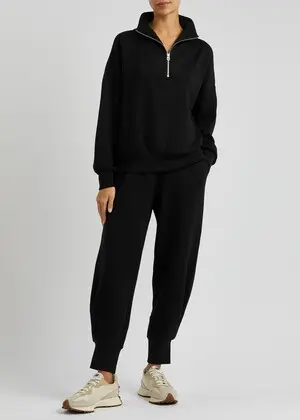 Varley Hawley Half-zip Stretch-jersey Sweatshirt