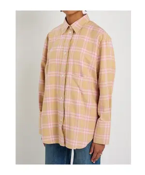 RÓHE Checked Flannel Overshirt