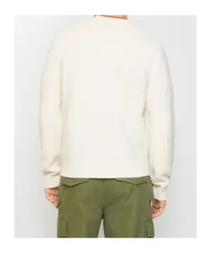 Burberry Cashmere Crew Neck Sweater With Equestrian Knight Design