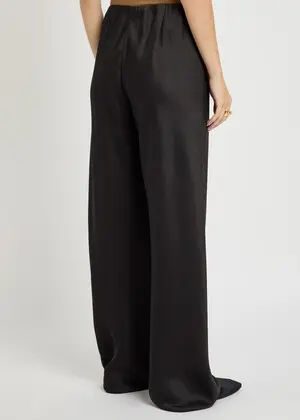 Vince Fluid Satin Bias Trousers