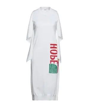 Chloé Solid Color T-shirt Maxi Dress - White