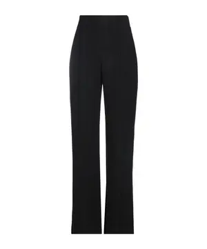 Chloé Plain Colour Wide-leg Trousers - Black