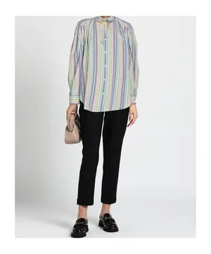 Isabel Marant Étoile Striped Shirt With Bow Neckline
