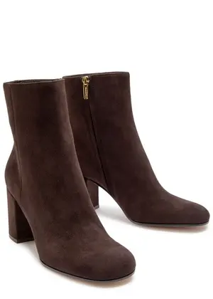 GIANVITO ROSSI Joelle 80 Suede Ankle Boots