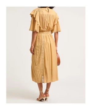 Isabel Marant Étoile Flared Lace Midi Dress