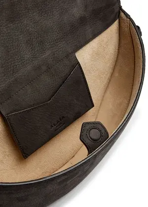 Alaïa East West Grained Nubuck Cross-body Bag