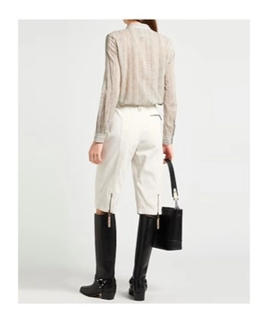 Burberry High Waist Bermuda Shorts