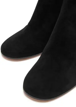 GIANVITO ROSSI Joelle 80 Suede Ankle Boots