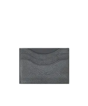 Loro Piana Extra Card Holder - Blue-green