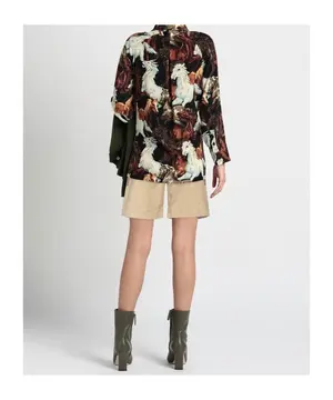 Isabel Marant Étoile Patchwork High-waisted Shorts