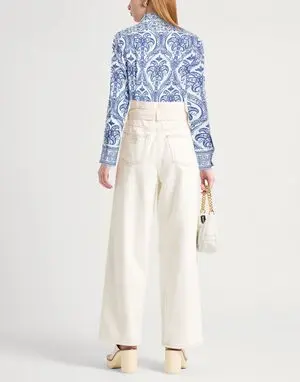 Farm Rio Paisley-print Long-sleeve Shirt