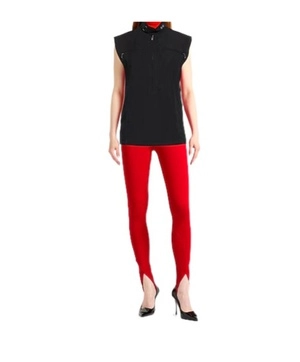 Burberry Sleeveless Mandarin Collar Top