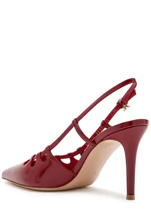 GIANVITO ROSSI Eloise 85 Cut-out Slingback Pumps