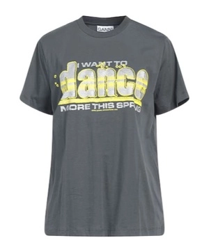 GANNI Jersey Printed T-shirt