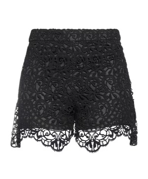Burberry Lace Pattern High Waisted Shorts