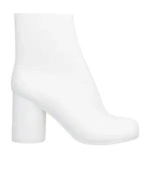 MAISON MARGIELA Plain Colour Ankle Boot - White