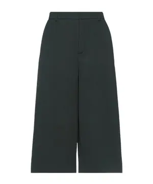 Saint Laurent Solid Color Wool Casual Pants - Black