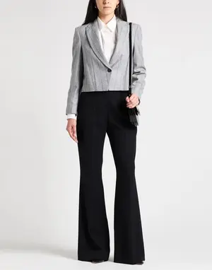 Brunello Cucinelli Single-breasted Striped Flannel Blazer