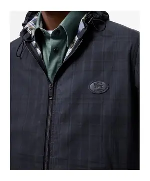 Burberry Check Cotton Newport Hooded Jacket