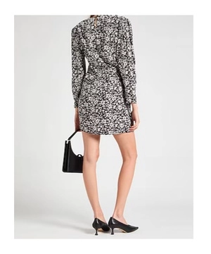 Isabel Marant Étoile Printed Crepe Draped Dress