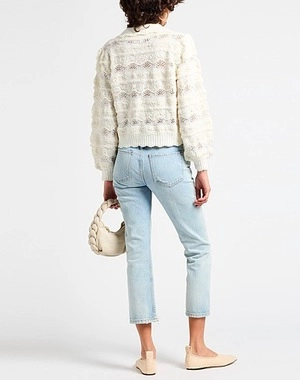 Farm Rio Solid-color Lightweight Knitted Sweater