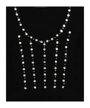 Liu Jo Embellished Long Sleeve Knit Top