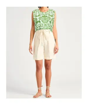 Farm Rio Sleeveless Printed Top