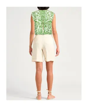 Farm Rio Sleeveless Printed Top