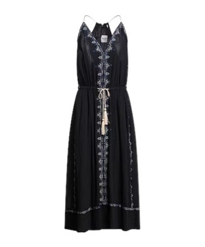 Isabel Marant Étoile Sleeveless Maxi Dress With Embroidered Appliqués And Tassels