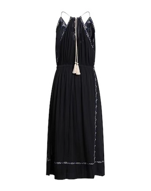 Isabel Marant Étoile Sleeveless Maxi Dress With Embroidered Appliqués And Tassels